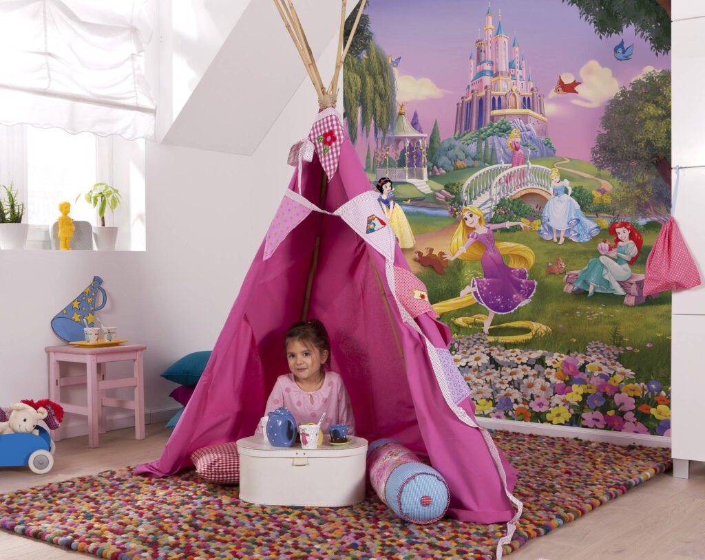Disney Princess Royal Picnic Mural - Wallpaper Wall Murals